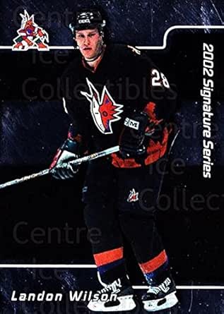 Amazon.com: (CI) Landon Wilson Hockey Card 2001-02 BAP Signature Series ...