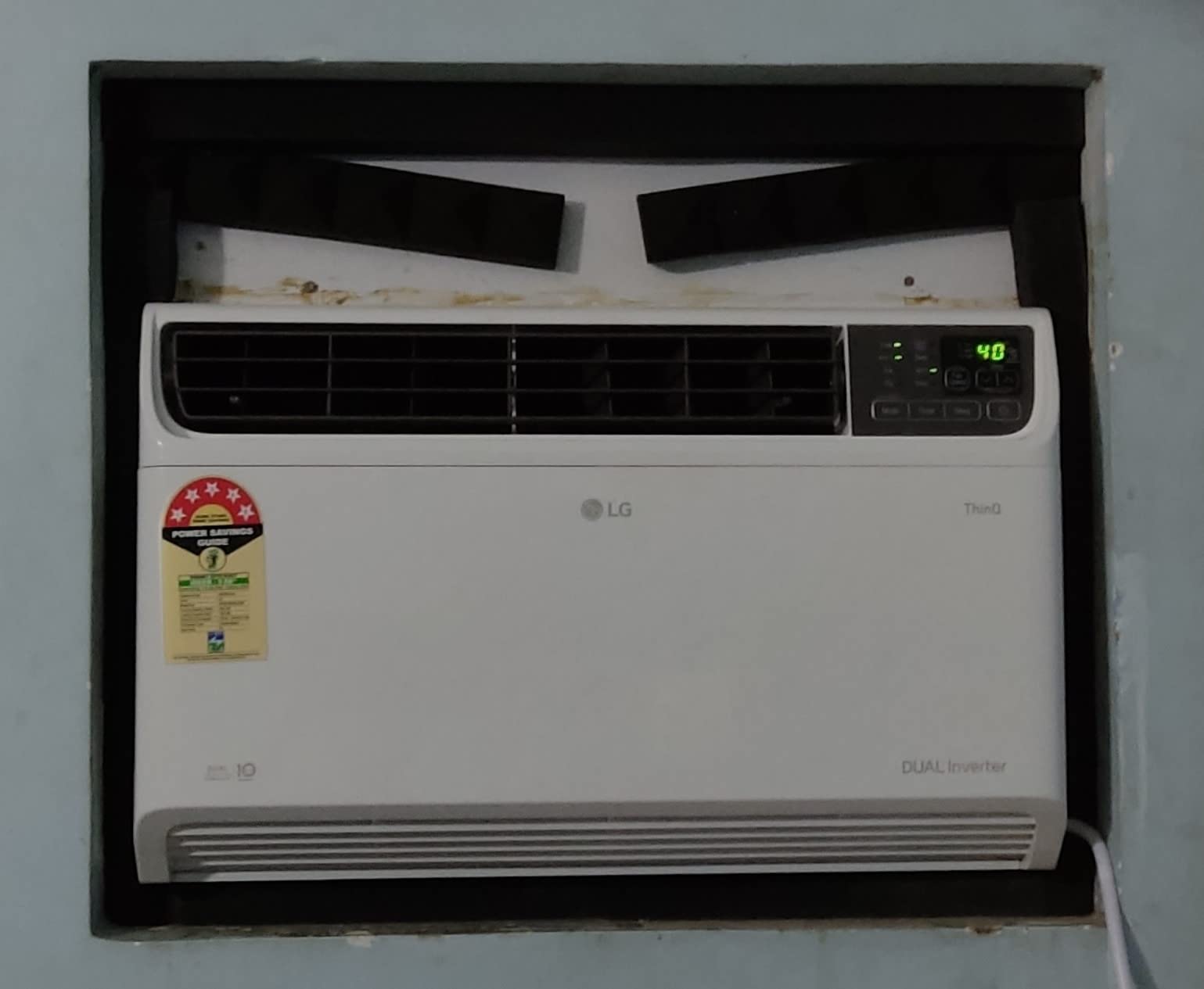 LG 1.5 Ton 5 Star DUAL Inverter Window AC (Copper, Convertible 4-in-1 cooling, RW-Q18WUZA, 2023 ...