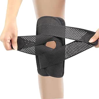 Adjustable Knee Brace with Side Stabilizers,Knee Support for Men Women ...