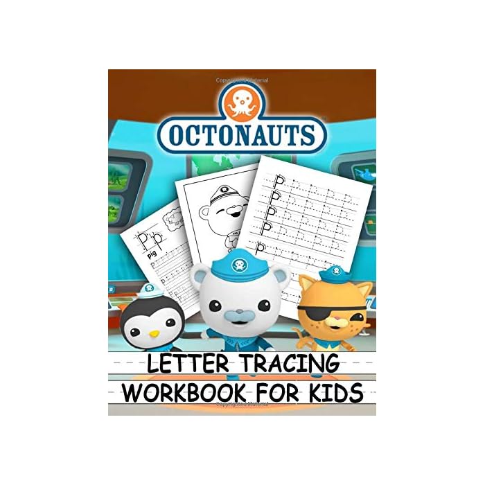 Buy Octonauts Letter Tracing Workbook For Kids Preschool Writing 