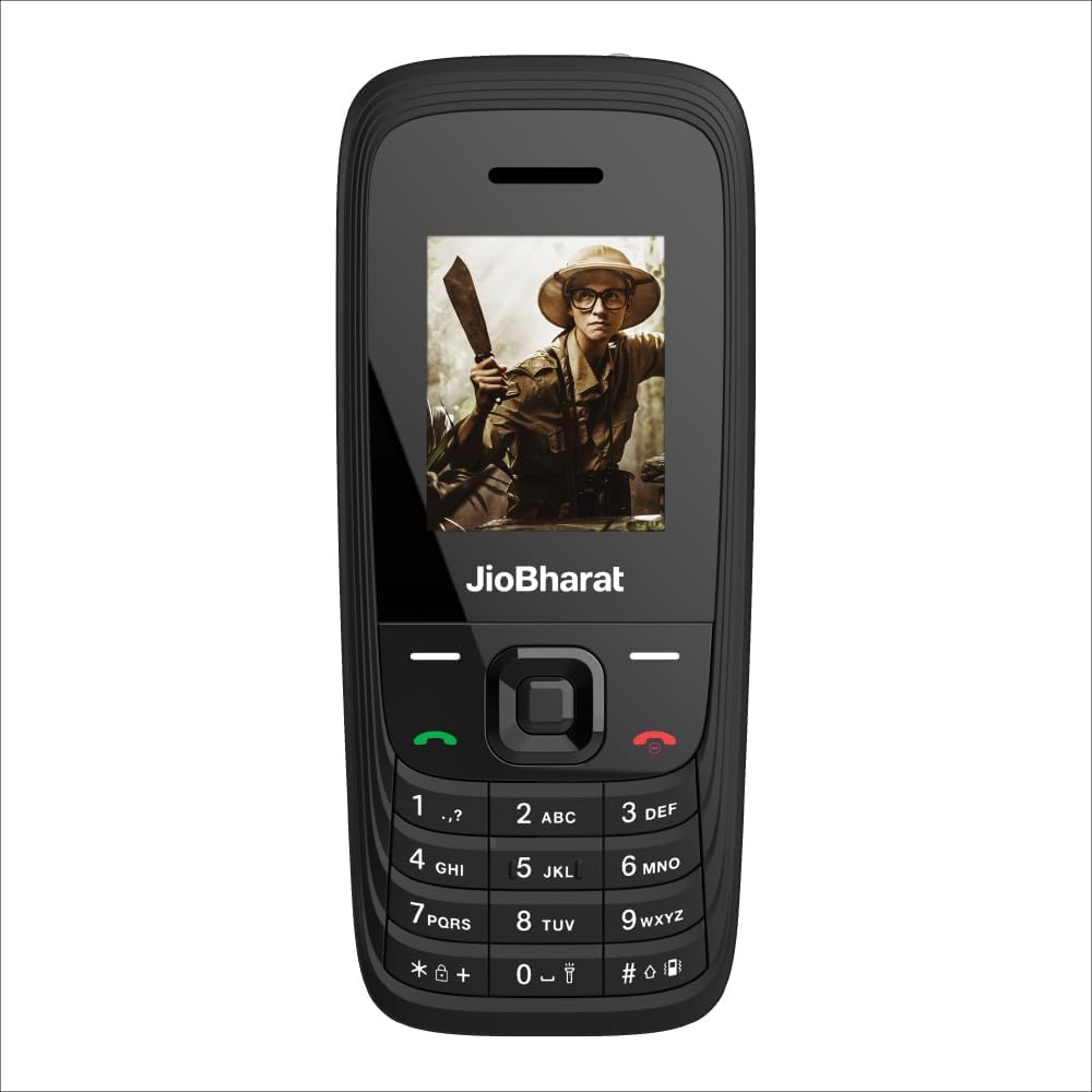 JioBharat J1 4G Keypad Phone with JioTV, JioHotstar, UPI, JioSoundPay ...