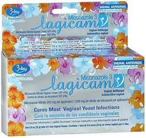 Amazon.com: Lagicam Miconazole Nitrate Vaginal Cream - .9 oz, Pack of 5