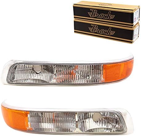 Amazon.com: Brock Replacement Driver and Passenger Set Park Signal Side ...