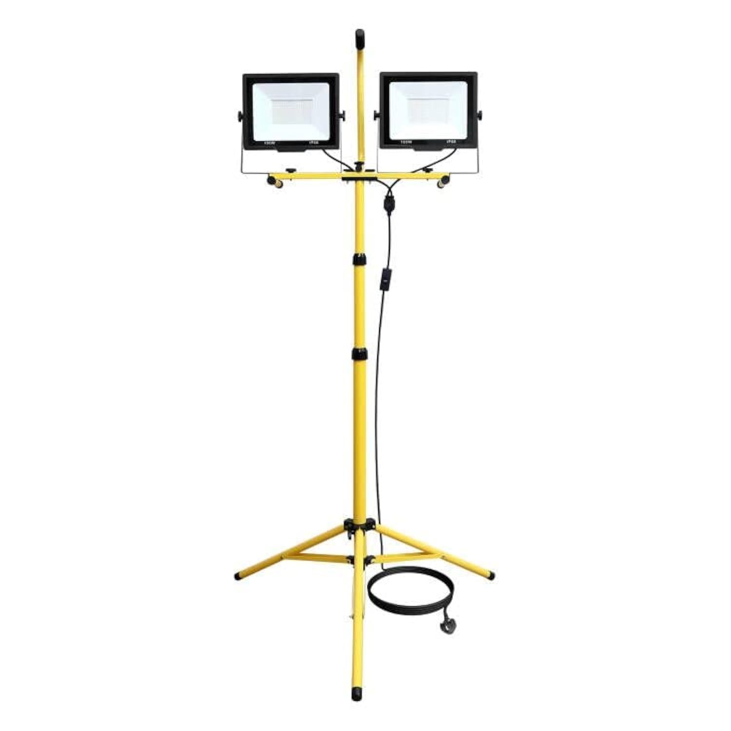 RIGIDON 200W Tripod Stand LED Work Light, Twin 100W Floodlight ...