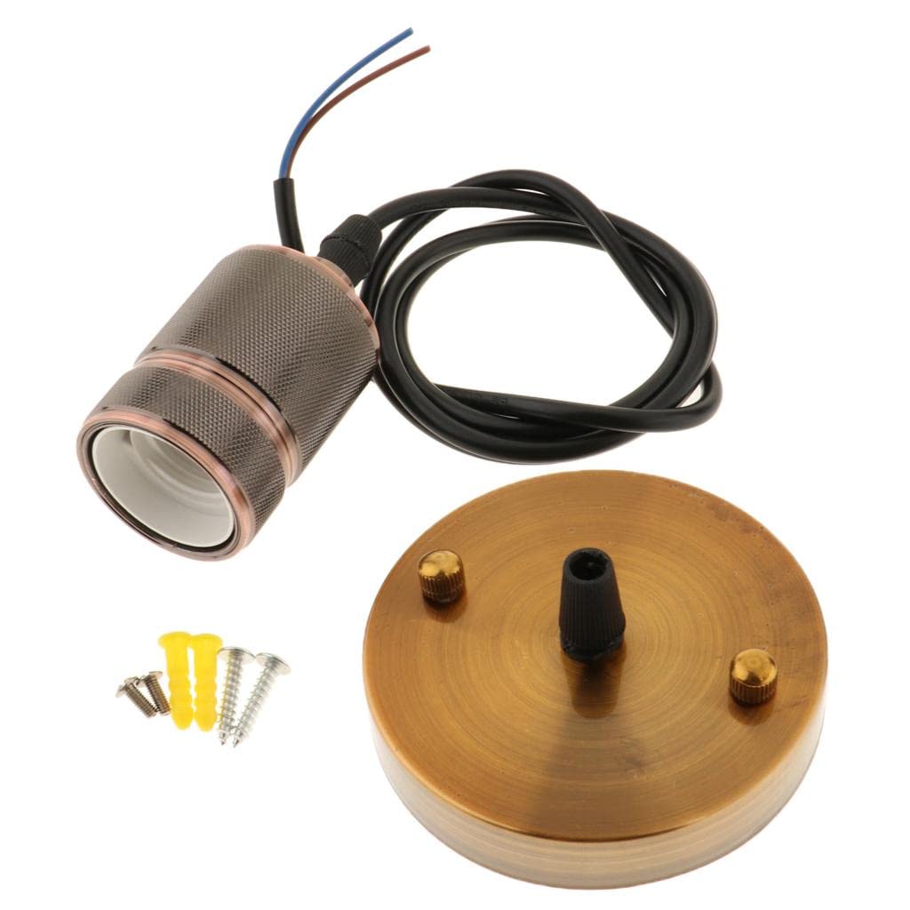 HTC18 E27 Lamp Socket Light Fixture Replacement Industrial Style 110 ...