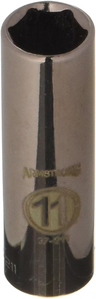 Amazon.com: Armstrong 37-211 11mm, 6 Point, 1/4-Inch Drive Metric Deep Socket : Tools & Home ...