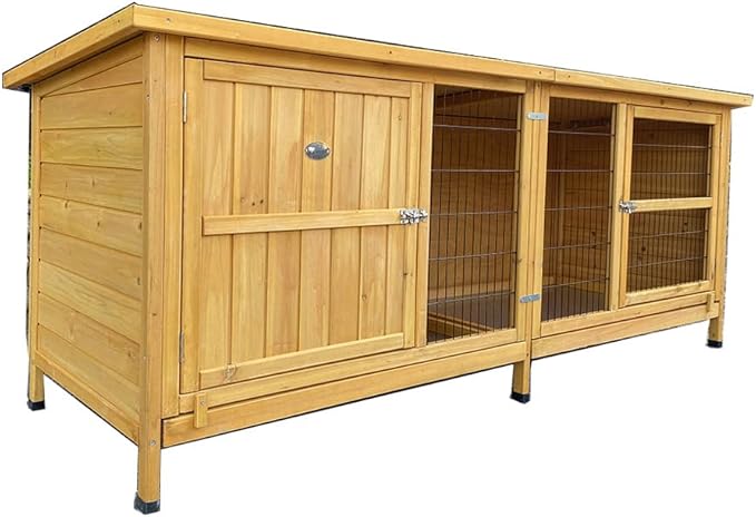 Eggshell HUGE THUMPER rabbit hutch XXL Largest in range Highly Predator ...