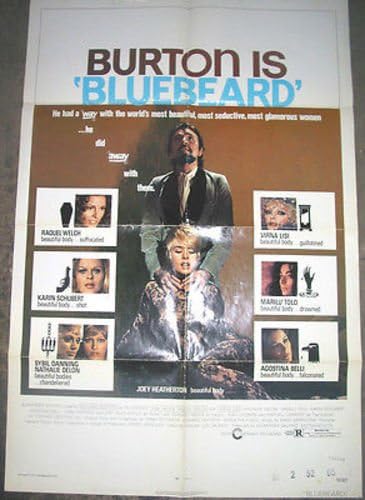 BLUEBEARD / ORIGINAL U.S. ONE-SHEET MOVIE POSTER ( RAQUEL WELCH ) at ...