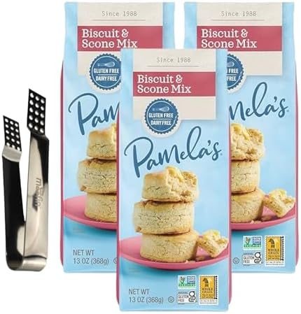 Amazon.com : Pamela's Products Gluten Free Biscuit and Scone Mix, 13 ...