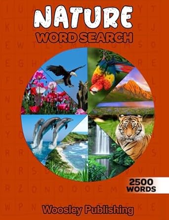 Nature Word Search: Puzzle Book for Adults and Seniors, with 2500 Words ...