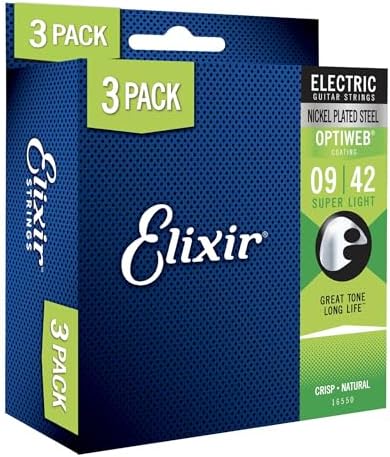 Elixir Strings - Nickel Plated Steel Electric Guitar Strings with ...