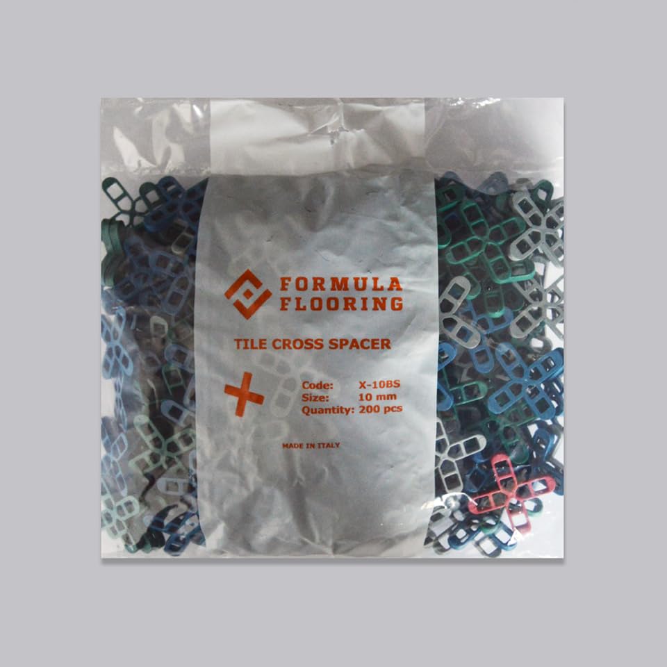 Paving Slabs 200 Pcs 10mm X Shape Tile And Brick Spacer. Plastic Hollow ...