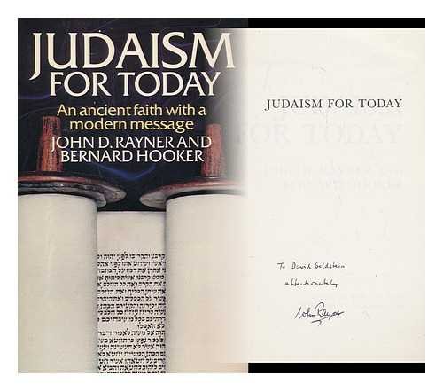 Judaism for today: Amazon.co.uk: John Desmond Rayner, Bernard Hooker ...