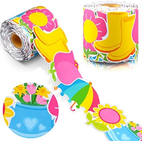 Amazon.com: 72 Feet Frogs Bulletin Board Borders Flower Insect ...