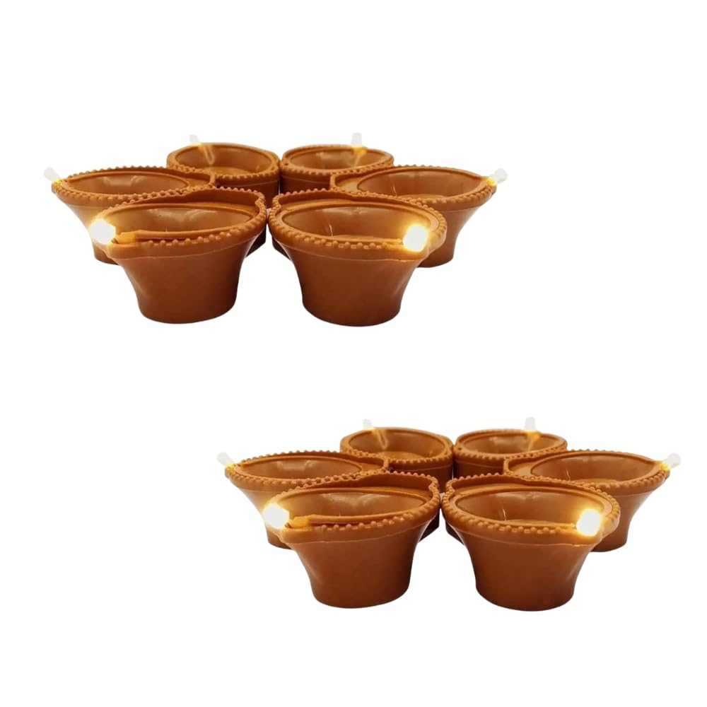 Buy Sui Generis LED Light Water Sensor Diya Candle with Water Sensing ...