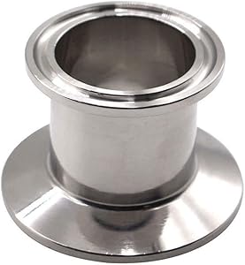Amazon.com: Aurorad 2'' X 1.5'' Tri Clamp End Cap Reducer Sanitary SUS ...