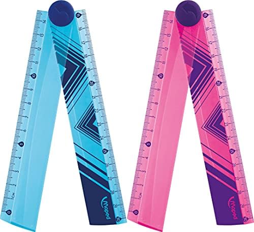 Maped Cosmic Folding 30cm Ruler (Assorted Colours), 281017 : Amazon.co ...