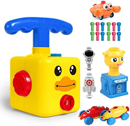 QINGBAO Balloon Car, ballon pump Balloon Power Car Toy Set with Pump ...