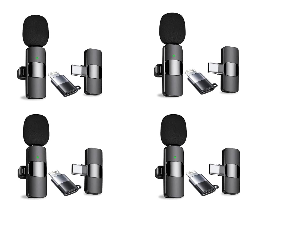 HUMBLE 2 in 1 Wireless Dynamic Lapel Collar Mic Voice Recording Filter ...