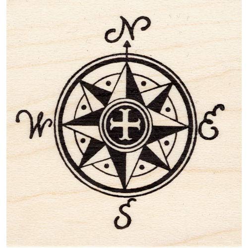 Regal Compass Rose Rubber Stamp : Amazon.in: Office Products