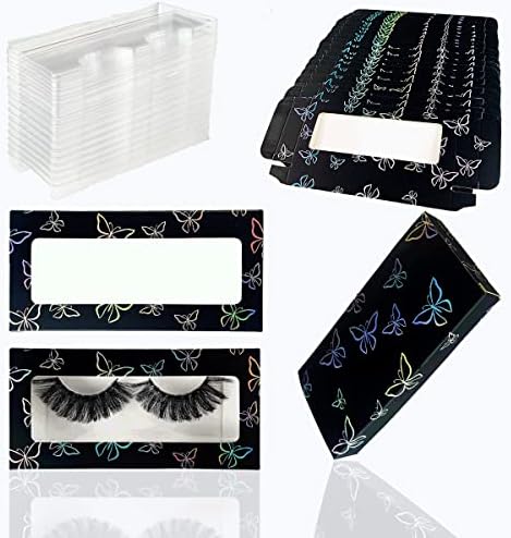 Amazon.com: GuangZhou 60 Pieces False Eyelashes Box Empty Lash ...