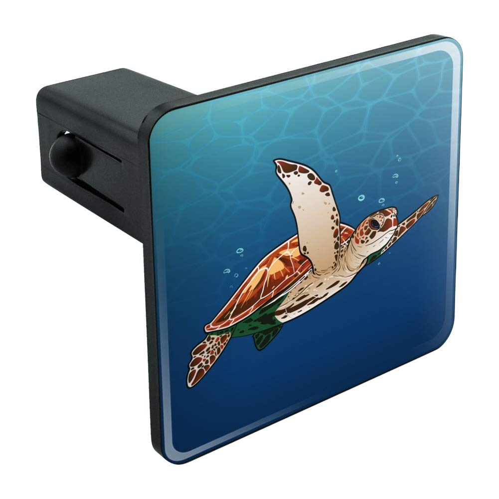 Amazon.com: Sea Turtle Swimming in Ocean Tow Trailer Hitch Cover Plug ...