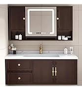 Amazon.com: High QLO 68 Inch Bathroom Vanity - Modern Bathroom Vanity ...