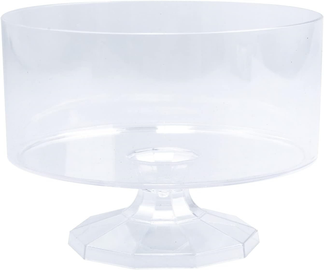 Amazon.com | SIMPLY ELEGANT Plastic Trifle Pedestal Container 4½ ...