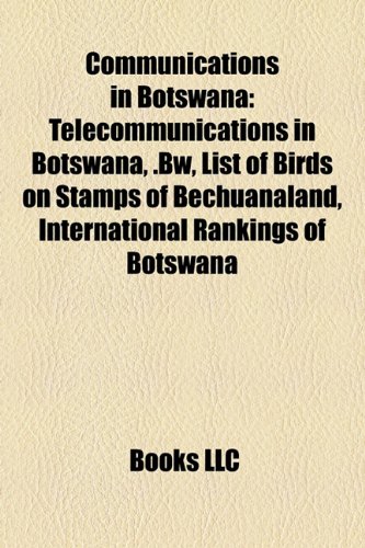 Amazon.co.jp: Communications in Botswana : 本