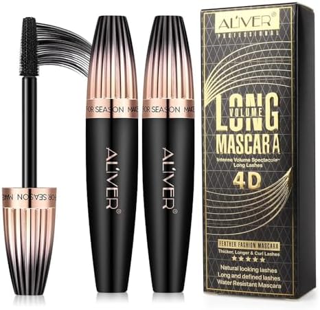Amazon.com : 4D Silk Fiber Lash mascara, Waterproof Mascara Black ...