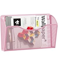 Amazon.com : EasyPAG Single Pocket Wall File Organizer, Mesh Hanging ...