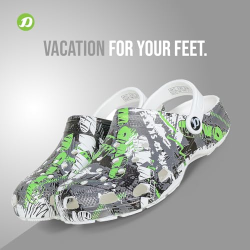 DOCTOR EXTRA SOFT Men's Classic Graphic Casual Clogs /Sandals with ...