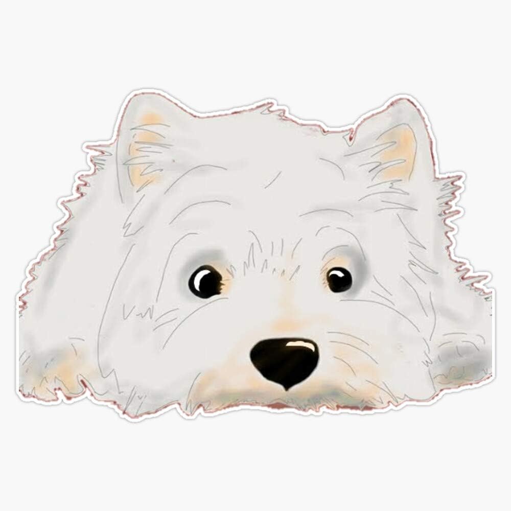 Amazon.com - Westies Dogs Sticker Set Vinyl Waterproof Sticker Decal ...