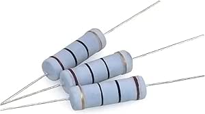 Amazon.com: 200pcs 5% Carbon Film Resistor 2W 100R-910R Ohm Color Ring ...