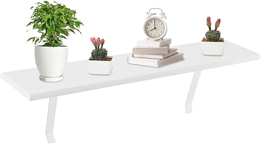 M.J COMFY-LIFE Radiator Shelves, No-Drilling MDF Wooden Floating Shelf ...