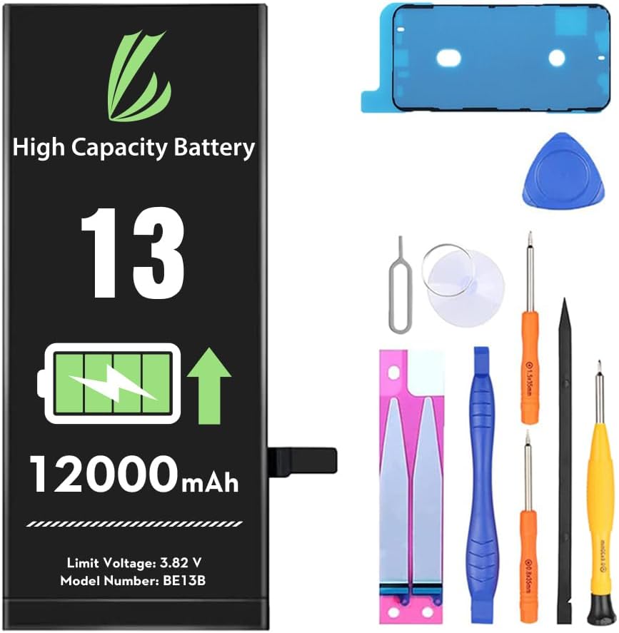 Amazon.com: Vvsialeek A2655 Replacement Battery for iPhone13 A2482 ...