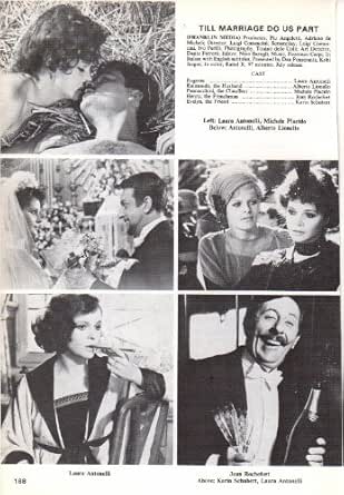 Laura Antonelli Alberto Lionello Clipping Magazine photo orig 1pg 6x9 ...