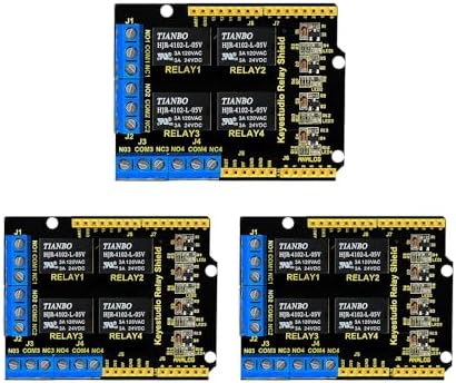 Amazon.com: KEYESTUDIO 4 Channel Relay Shield 5V Relay Module for Arduino : Electronics