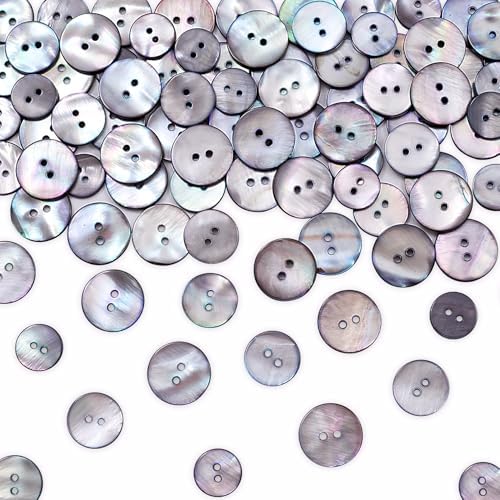Amazon.com: Mxxipp 45pcs Pearl Button with 2 Hole, Natural Mother of ...