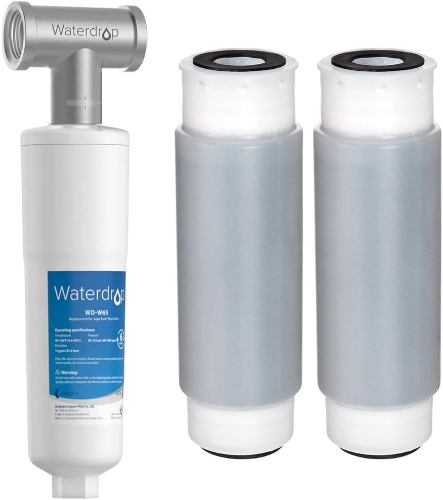 Waterdrop AP431 AP430SS Whole House Scale Inhibitor Filter, Heater ...