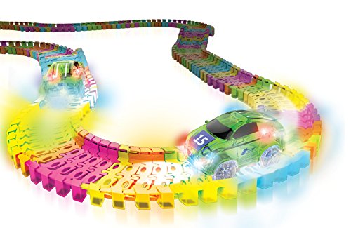 Mindscope Twister Tracks Neon Glow in The Dark 221 Piece (11 feet) of ...