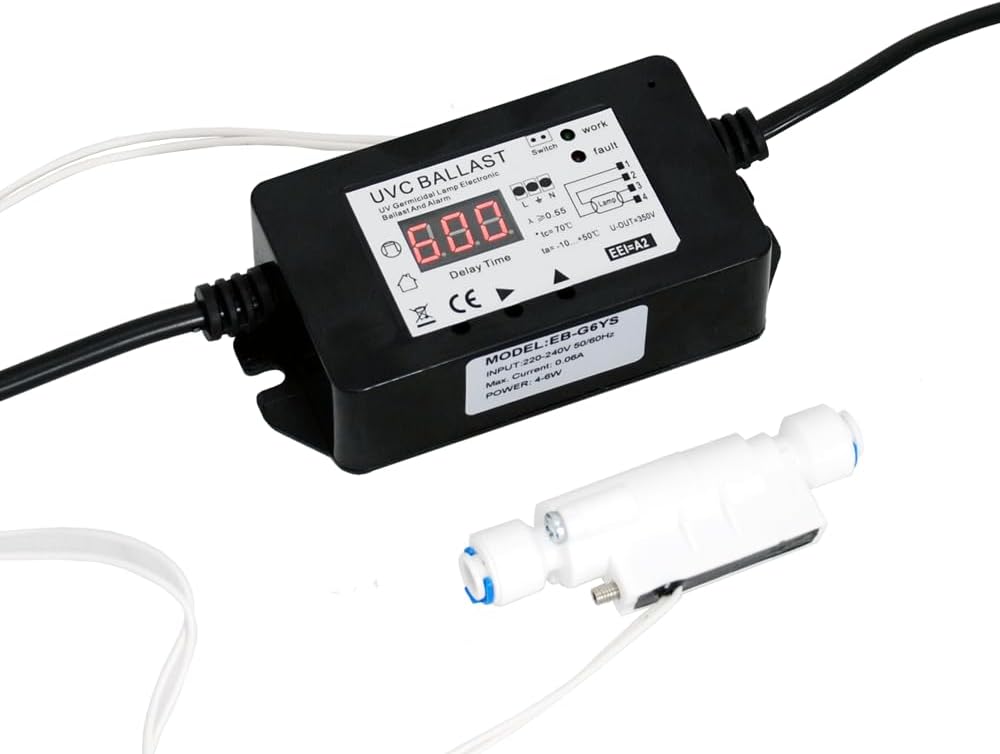 Amazon.com: Coronwater 4-6W Lamp Ballast 0.5 Gpm UV replacement Ballast ...