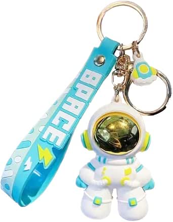 Spaceman Keychain, Cute Silicone Creative Cartoon 3D Astronaut Pendant ...