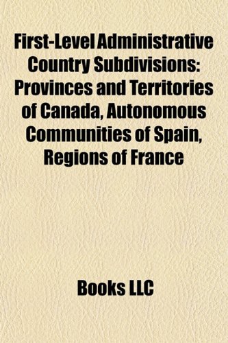 First-Level Administrative Country Subdivisions: Provinces and ...