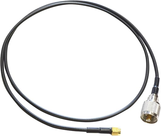 Amazon | ナテック(Natec) 2.5DS-QFB 1m SMAP - MP 変換ケーブル S2510MP アマチュア無線・デジタル簡易無線等 SMAオス-Mオス ケーブル外径：3 ...