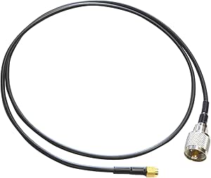 Amazon | ナテック(Natec) 2.5DS-QFB 1m SMAP - MP 変換ケーブル S2510MP アマチュア無線・デジタル簡易無線等 SMAオス-Mオス ケーブル外径：3 ...