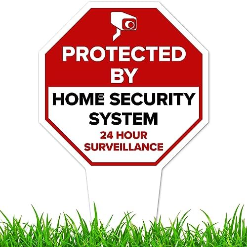 Amazon.com: SummitLink 2 x Generic Yard Sign for Home Security System ...