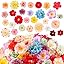 Amazon.com: 210 Pcs Mini Silk Flower Heads Small Fake Rose Daisy Faux ...
