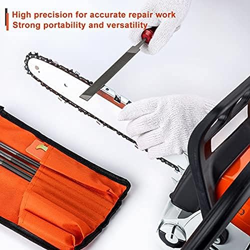 NISHZHU 12Piece Chainsaw File, Chainsaw Sharpener Kit Round Chainsaw ...