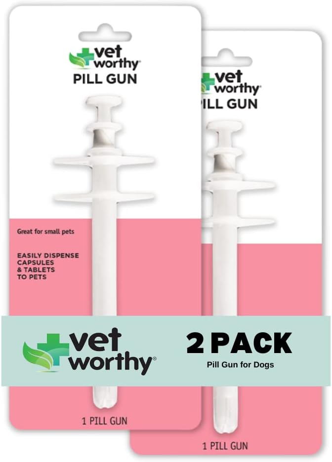 Pet Supplies : Vet Worthy Pet Pill Gun for Dogs - Help Dispense ...